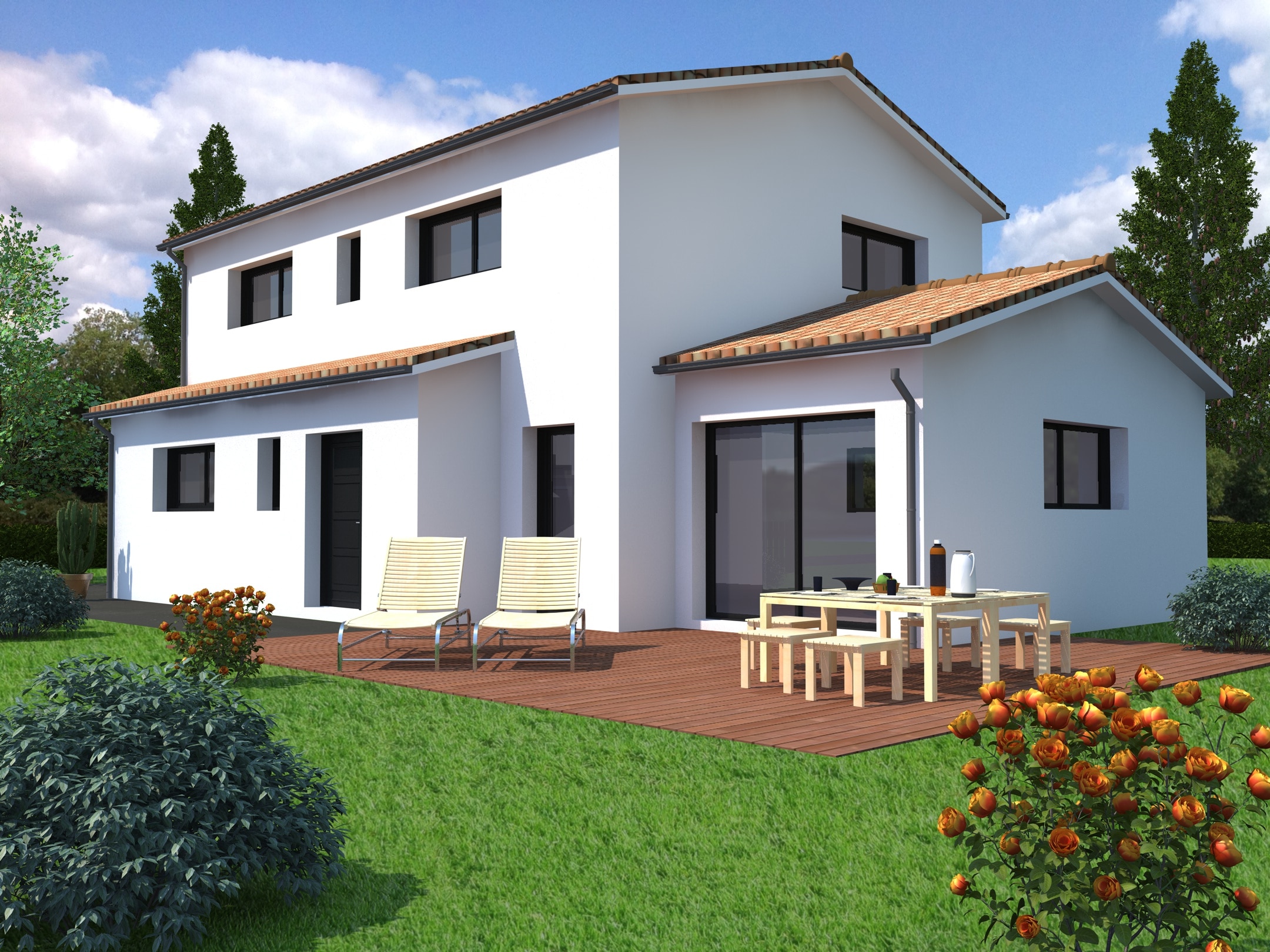 Maison Traditionnelle - Sur-Mesure-143m2- Nantes - MF-Construction