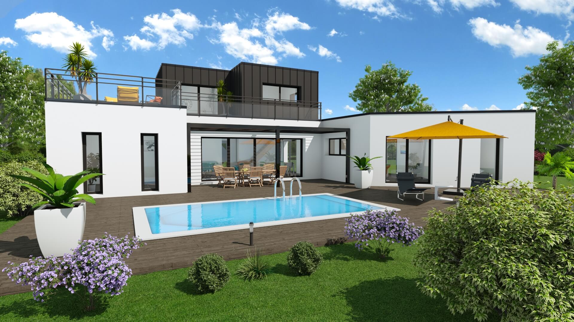 Plan Maison Cubique 160m2 | Ventana Blog